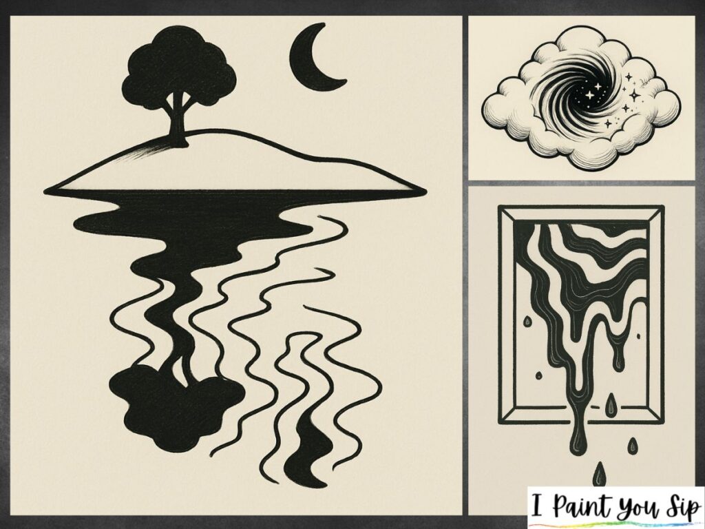 21 Easy Trippy Drawing Ideas You’ve Never Tried Before | I Paint You Sip