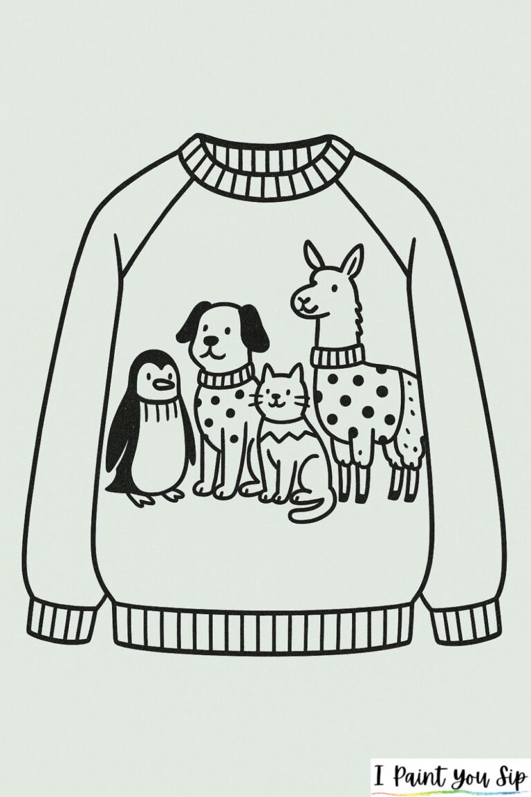 17 Ugly Sweater Drawing Ideas That Make “Bad” Look Brilliant | I Paint ...