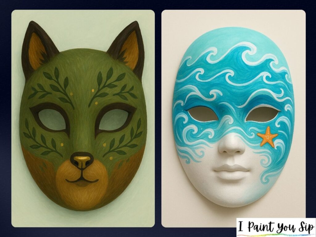 17 Mask Painting Ideas to Spark Your Creativity | I Paint You Sip