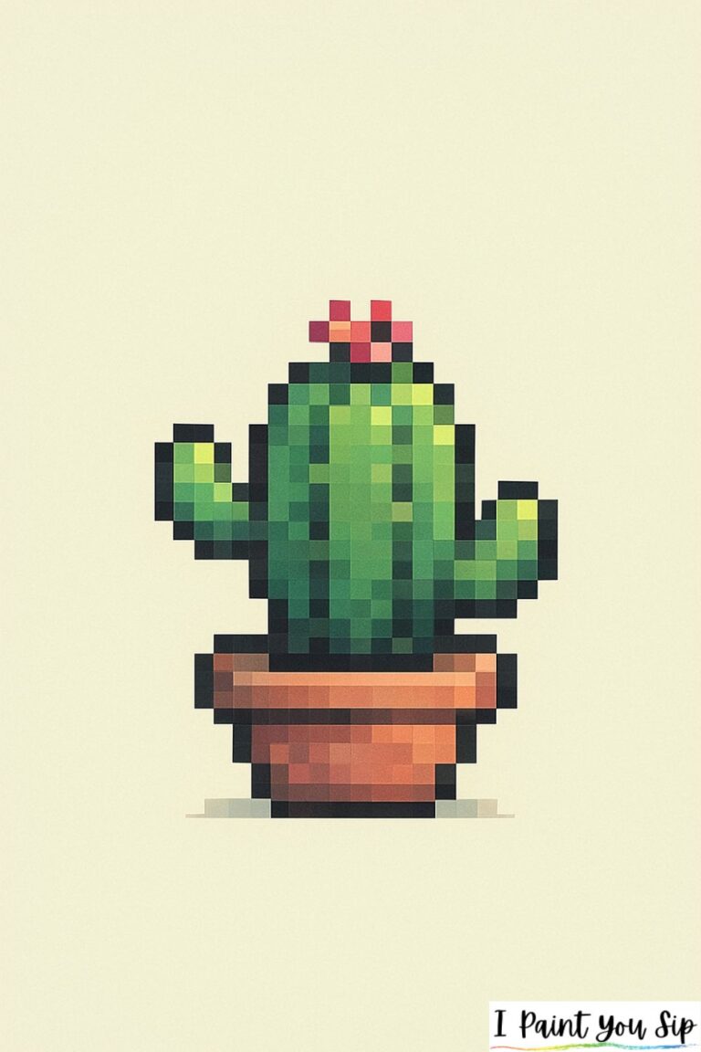 15 Charming Pixel Drawing Ideas Anyone Can Try | I Paint You Sip