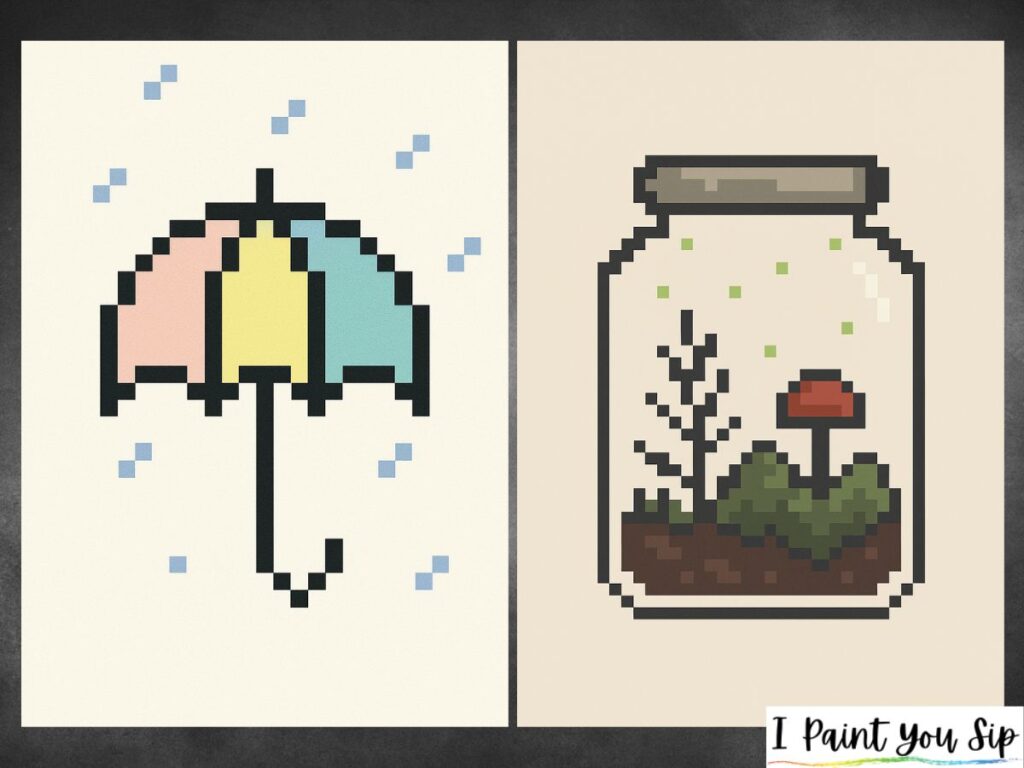 15 Charming Pixel Drawing Ideas Anyone Can Try | I Paint You Sip