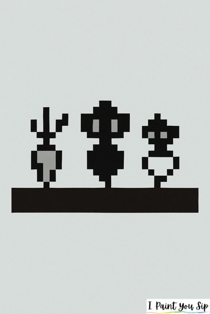 15 Charming Pixel Drawing Ideas Anyone Can Try | I Paint You Sip