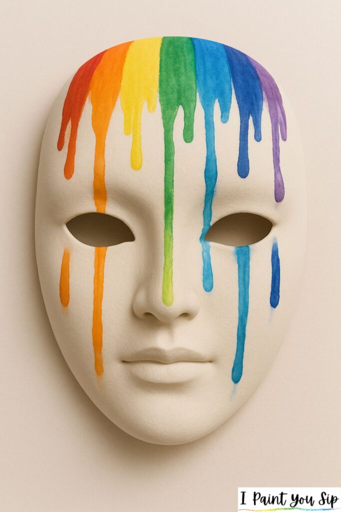17 Mask Painting Ideas to Spark Your Creativity | I Paint You Sip
