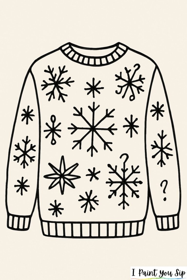 17 Ugly Sweater Drawing Ideas That Make “Bad” Look Brilliant | I Paint ...