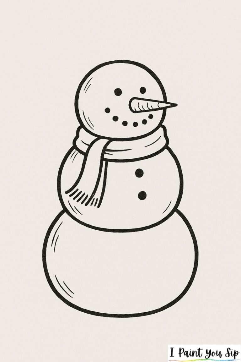 17 Snowman Drawing Ideas to Spark Cozy Winter Creativity | I Paint You Sip