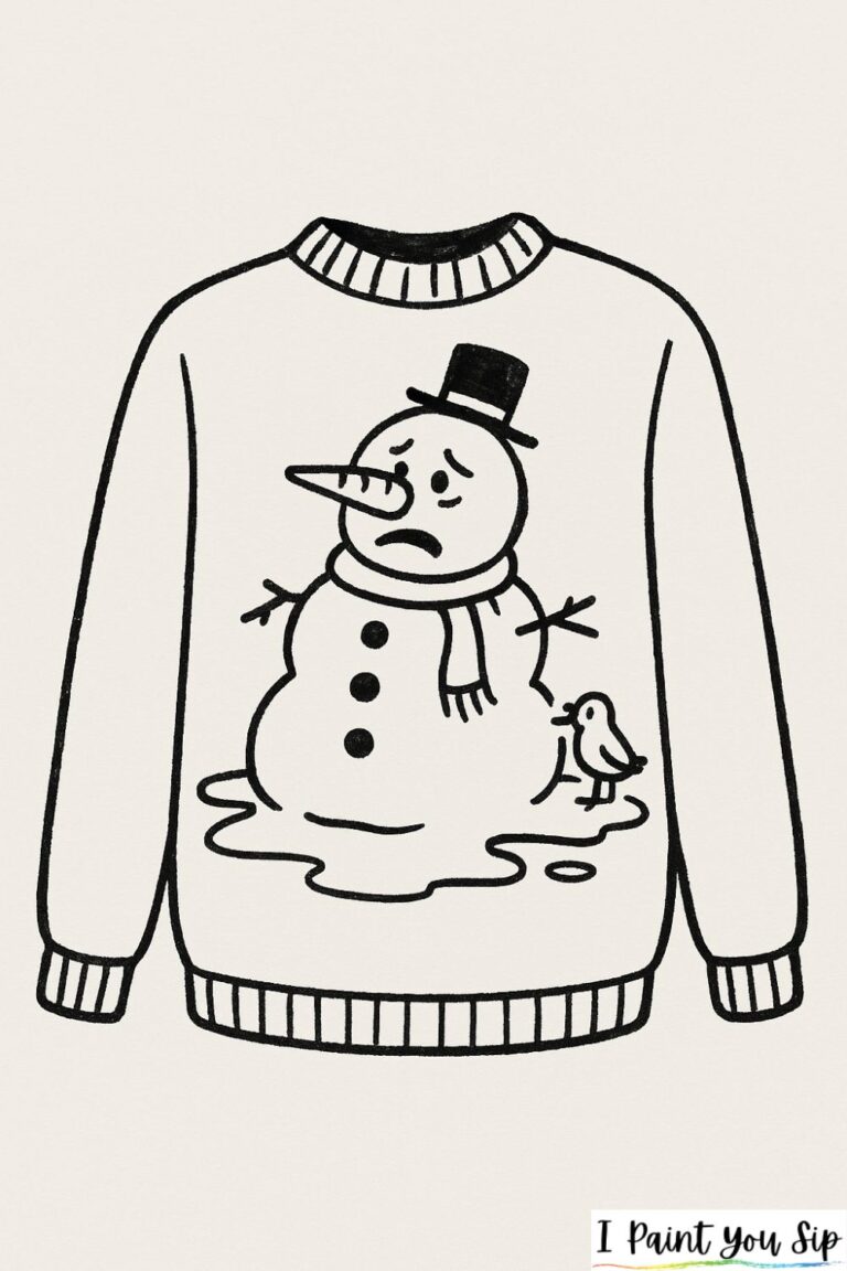 17 Ugly Sweater Drawing Ideas That Make “Bad” Look Brilliant | I Paint ...