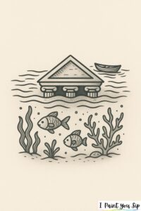19 Fresh Island Drawing Ideas You’ve Never Seen Before | I Paint You Sip