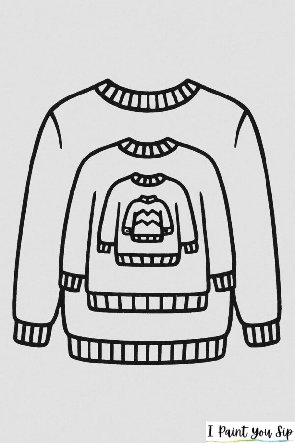 17 Ugly Sweater Drawing Ideas That Make “Bad” Look Brilliant | I Paint ...